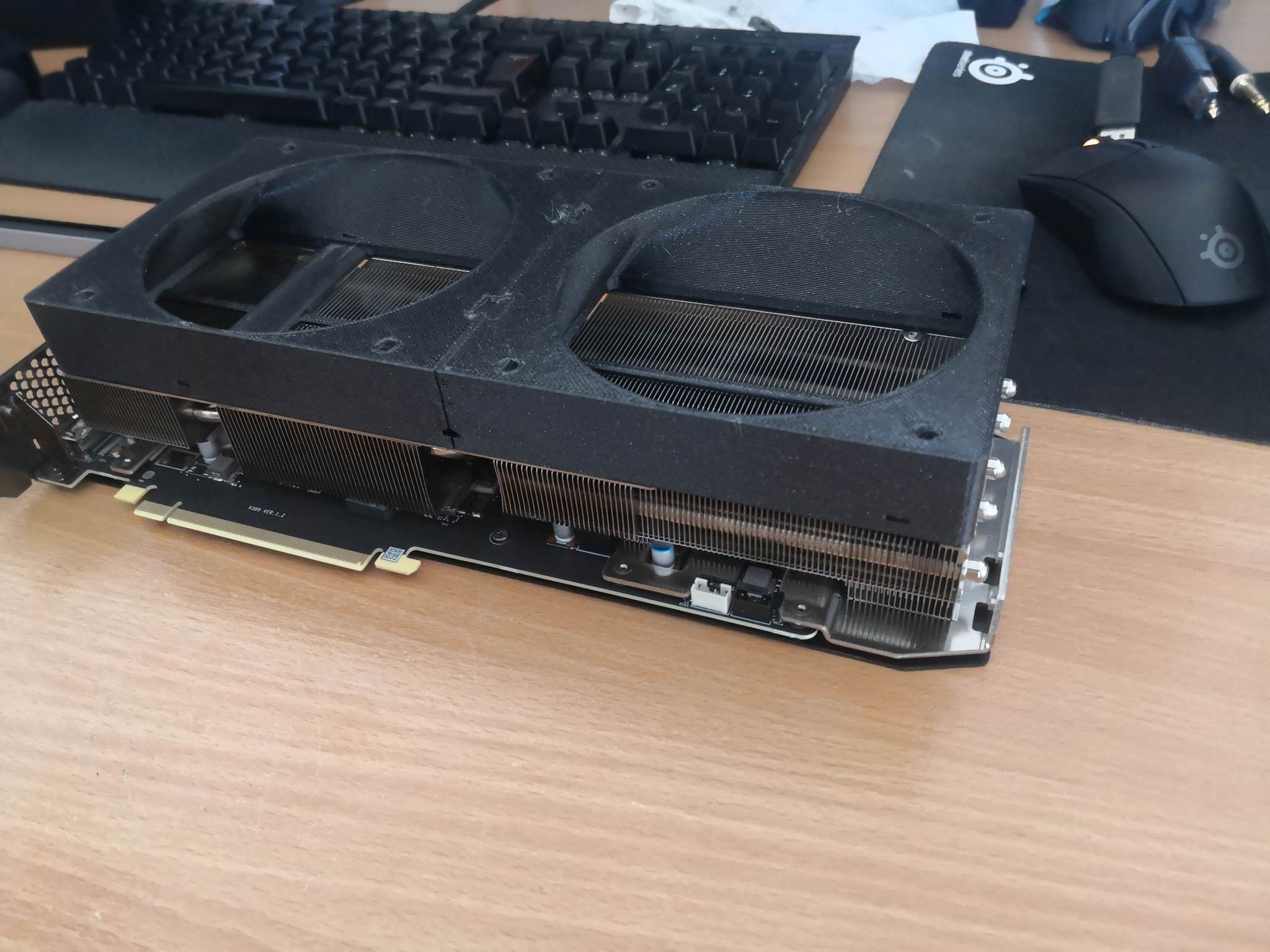 RTX 3080ti Msi Ventus 3x shroud 120mm fan mod by Y.Fernandez | Download ...