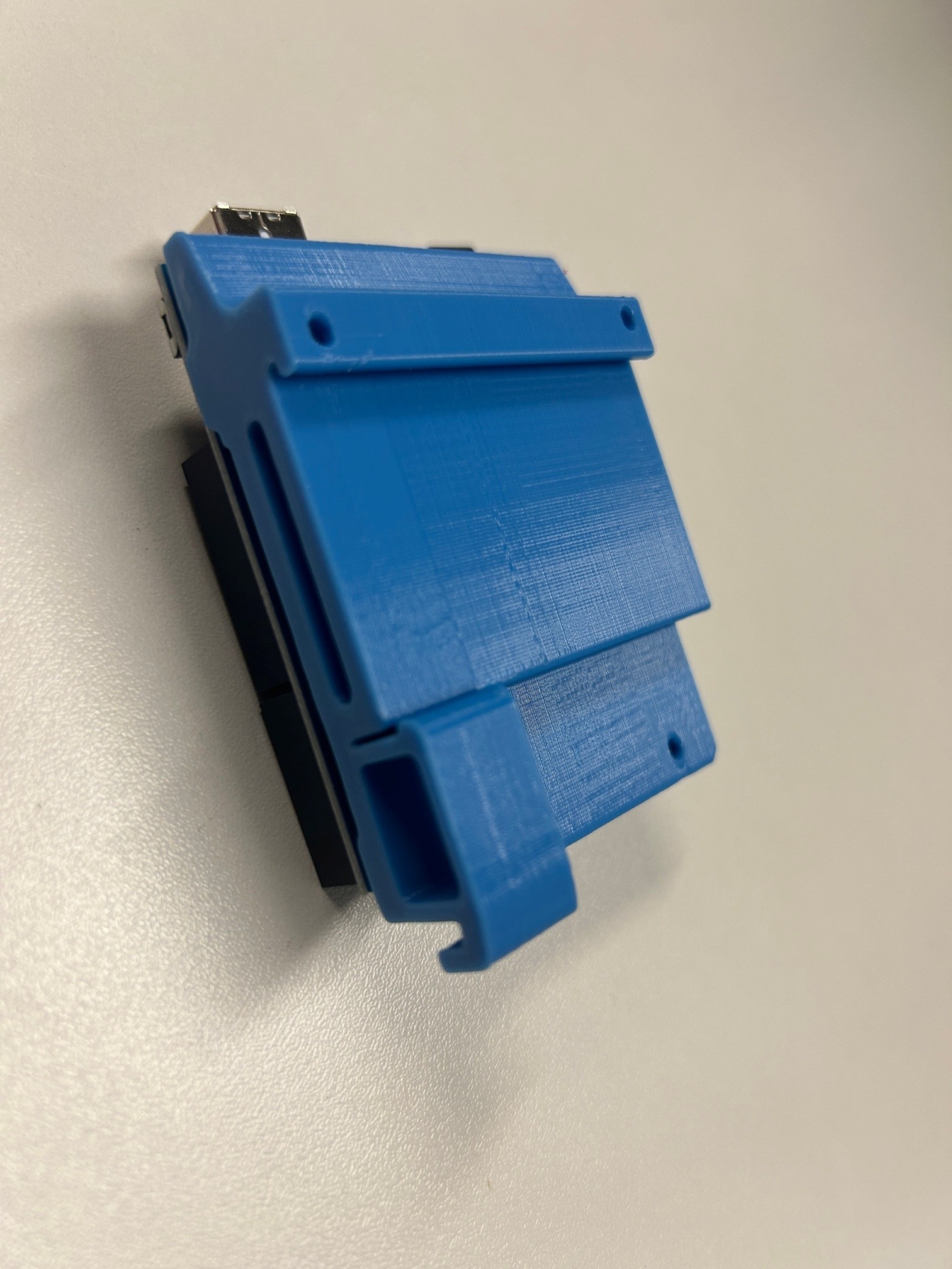 Arduino Uno Cnc Shield Din Rail Mount By Towilab Download Free Stl Model 