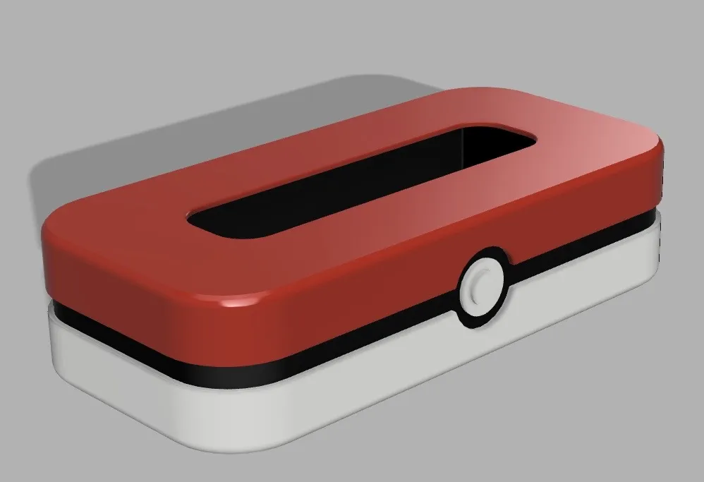 Pokemon Pokeball tissue box by matthew_ | Download free STL model ...