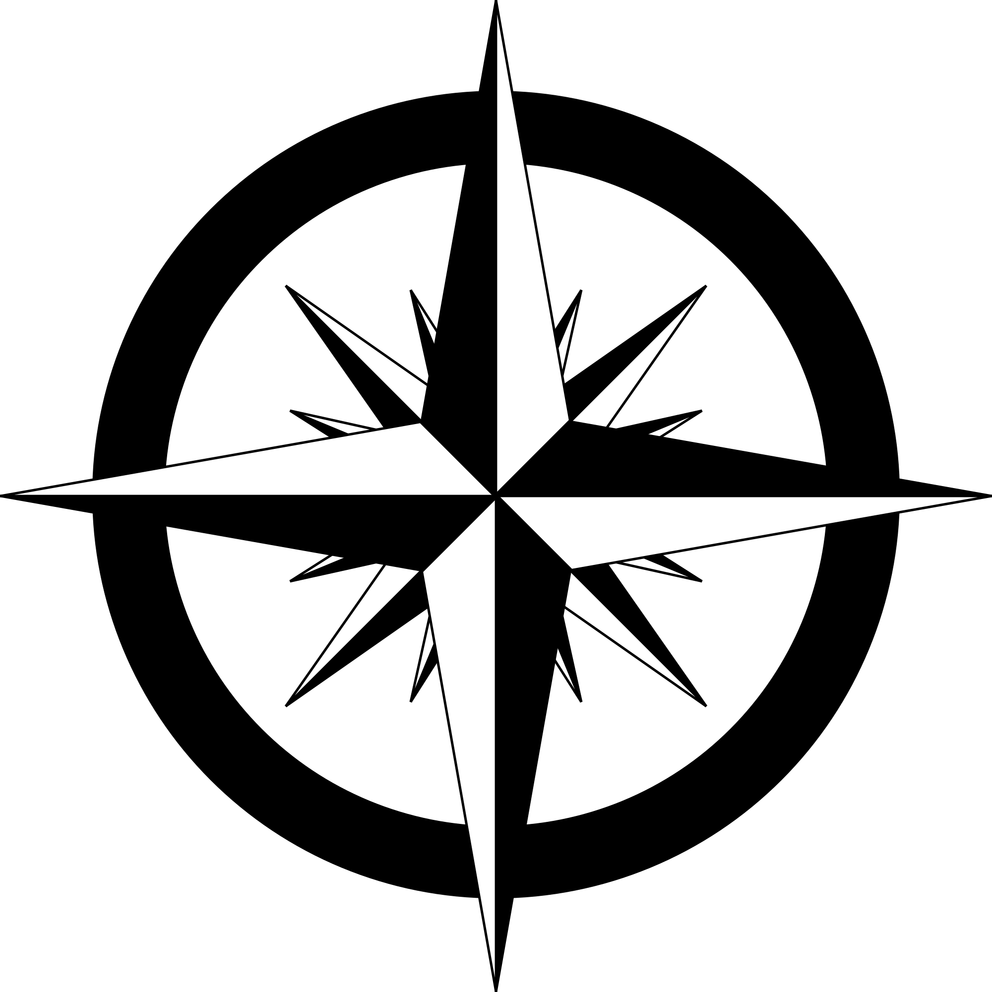 Compass Rose Coin by Books | Download free STL model | Printables.com