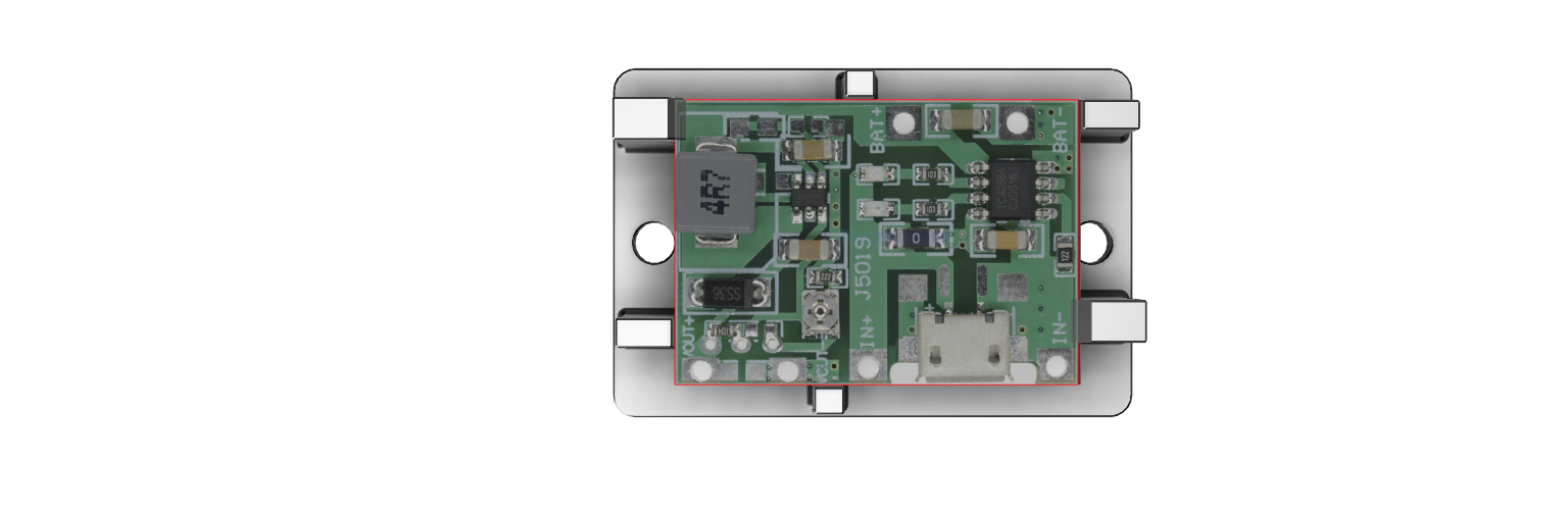 Mounting Bracket for J5019 Li-ion 3.7/4.2 Volts Battery Charger Board ...
