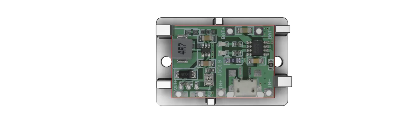 Mounting Bracket for J5019 Li-ion 3.7/4.2 Volts Battery Charger Board ...