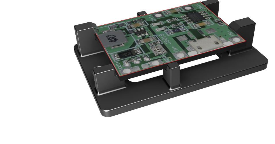 Mounting Bracket for J5019 Li-ion 3.7/4.2 Volts Battery Charger Board ...
