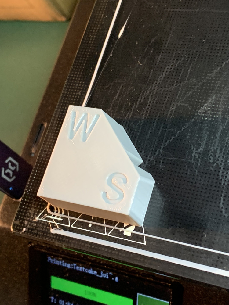 Test field marker (for first layer and common print feature setting) by ...
