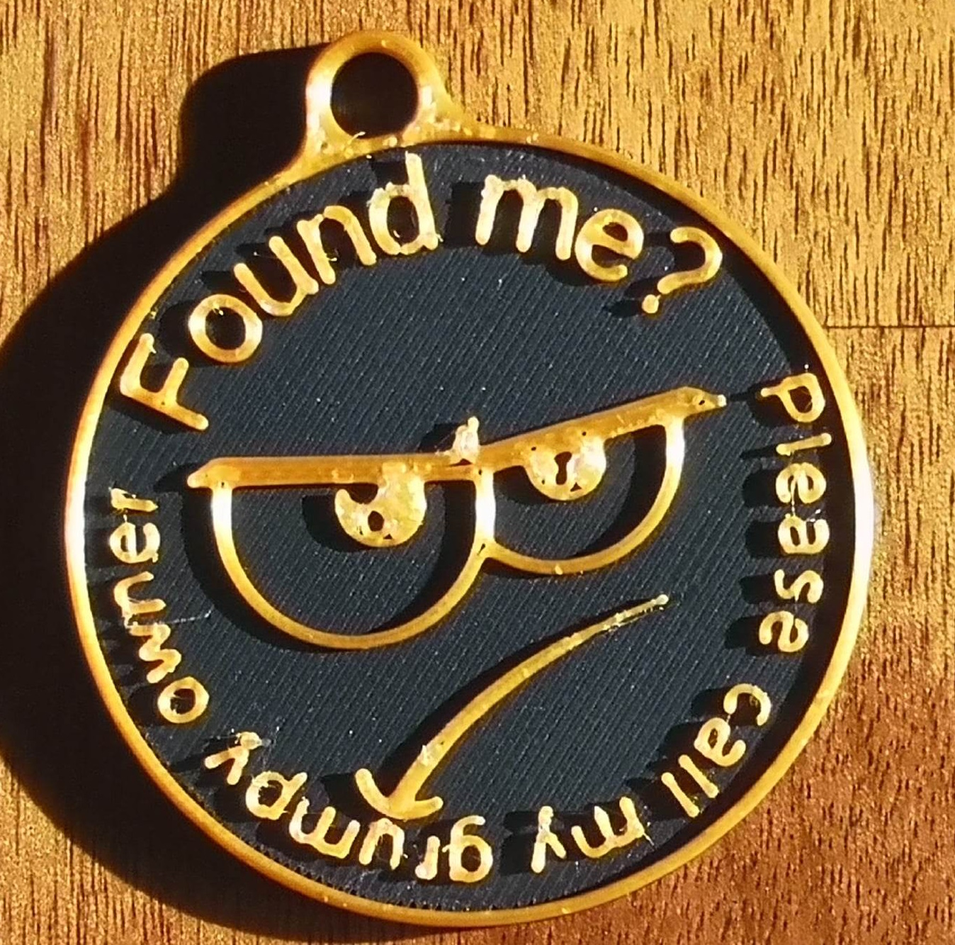 Dog Tag (Grumpy) by MrGorzky | Download free STL model | Printables.com