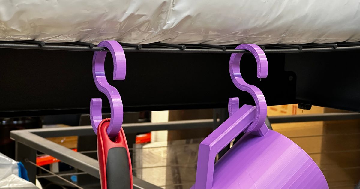 S Hook by LocallyPrint3D | Download free STL model | Printables.com