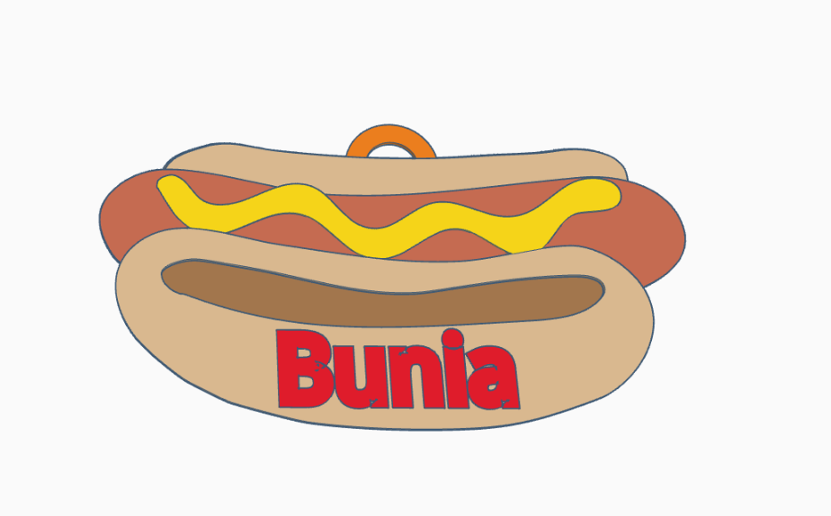 Hot Dog - Dog ID Tag by szymon10189 | Download free STL model ...