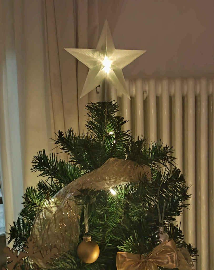 Xmas tree star topper by Danilo Selvaggi | Download free STL model ...