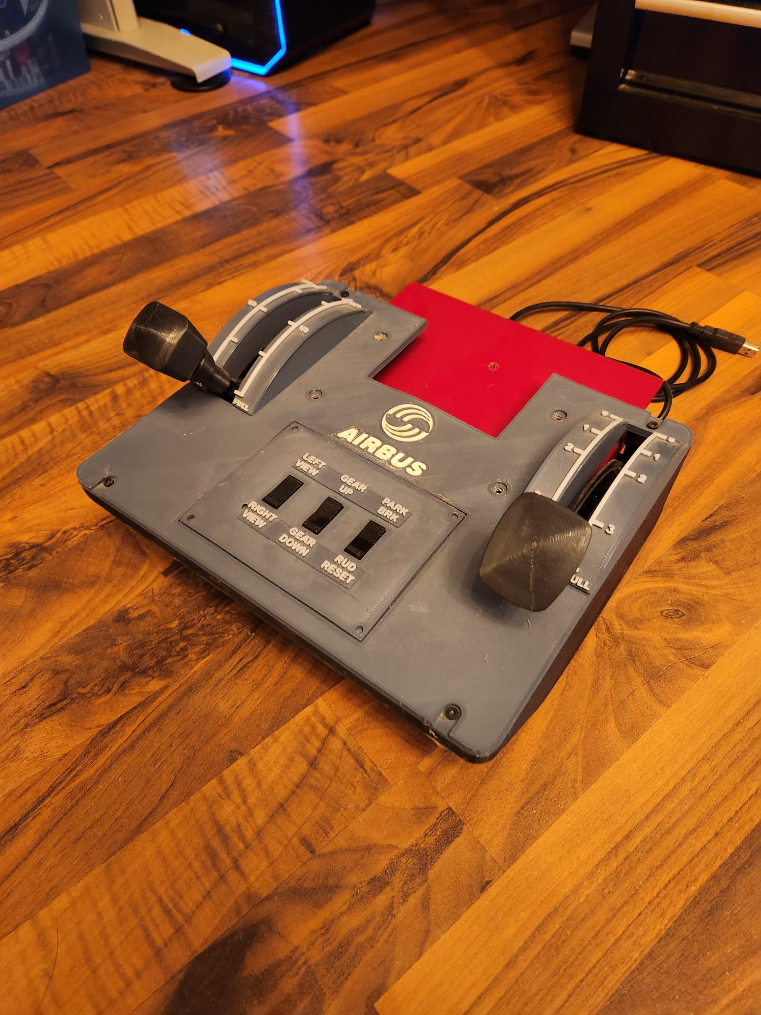 FLAPS SPOILER Panel für Saitek Throttle Quadrant by CheechSascha ...