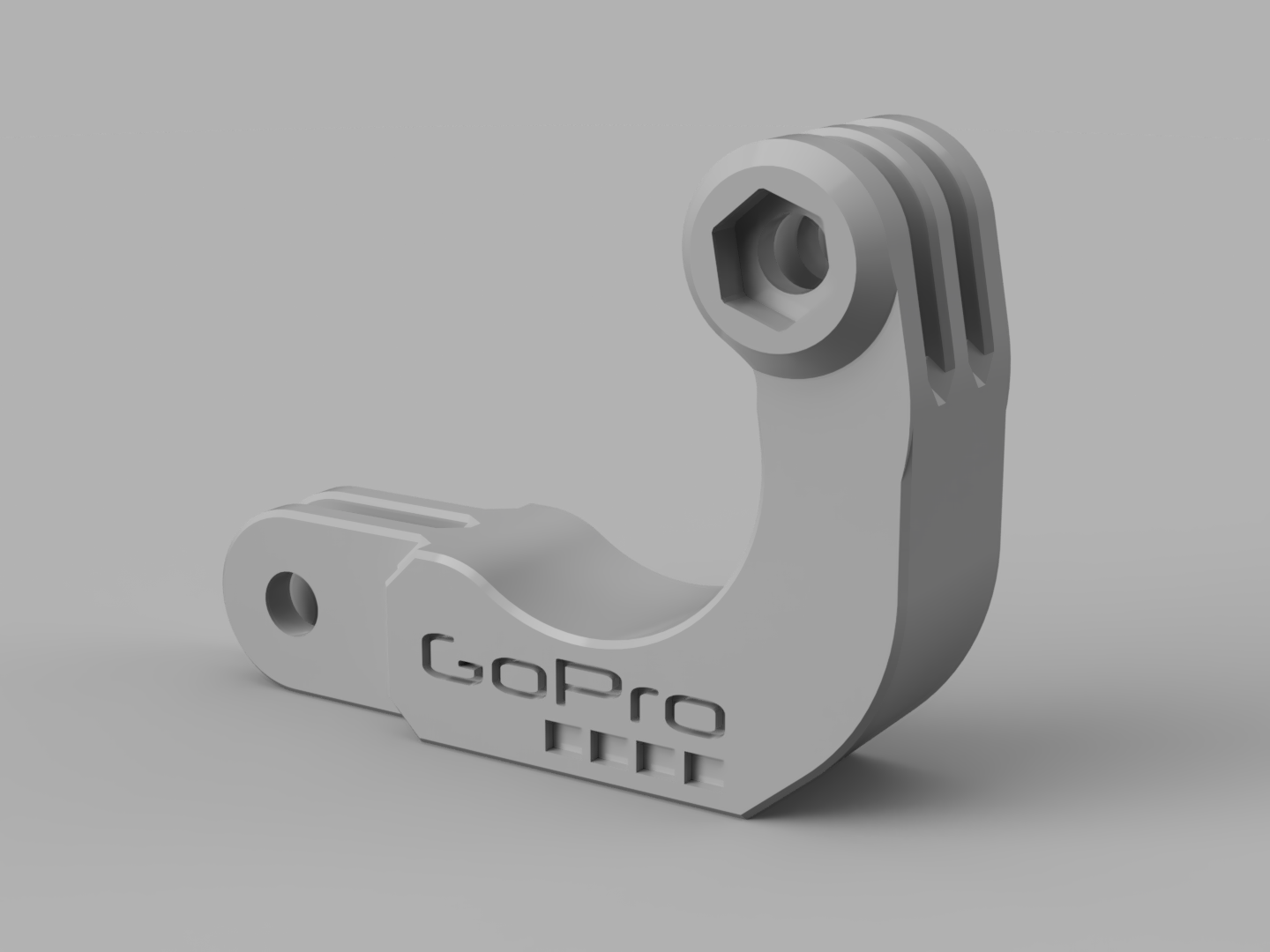 Gopro L adapter (no support) by Brendo Neves | Download free STL model ...