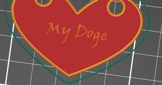 Heart Dog Tag by Count_Le_Pew | Download free STL model | Printables.com