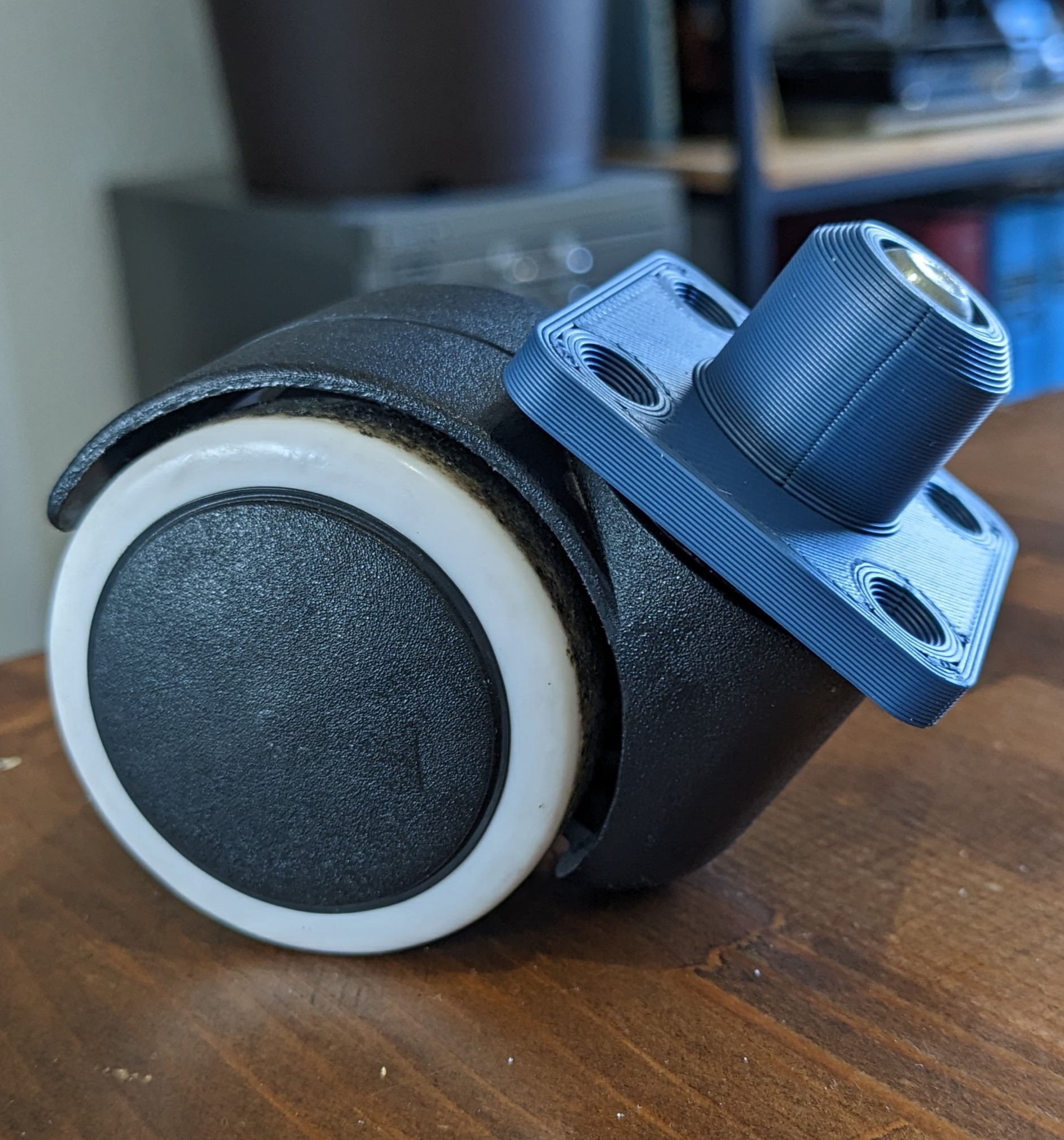 Office Chair Wheel Mount by hummi | Download free STL model ...