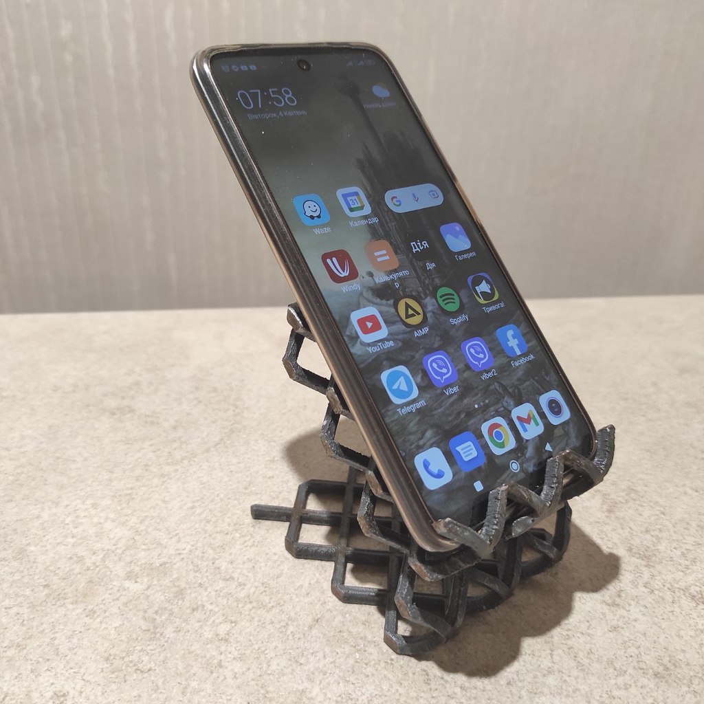 loft style phone stand by Slaavkoo | Download free STL model ...