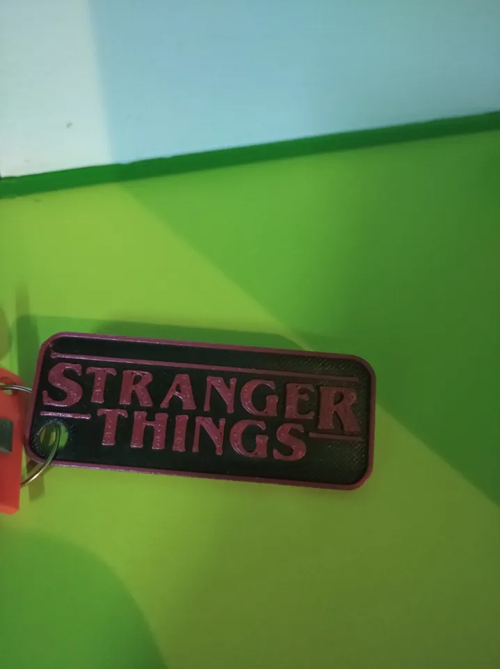 Stranger Things keychain by hlodan | Download free STL model ...