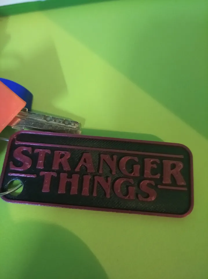 Stranger Things keychain by hlodan | Download free STL model ...