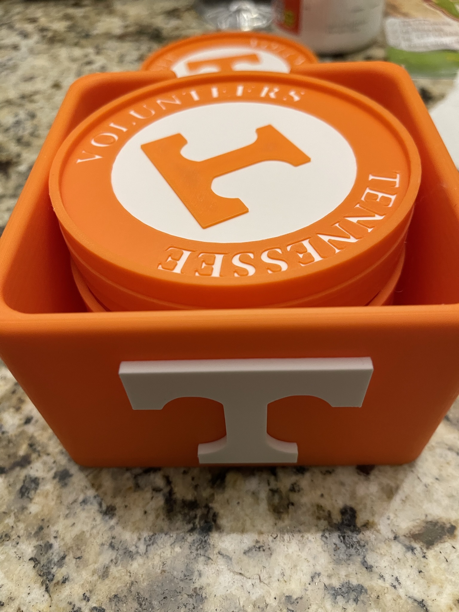 Tennessee coaster set with box by SR22pilot | Download free STL model ...