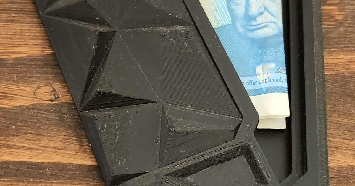 geometric wallet by Juliu | Download free STL model | Printables.com