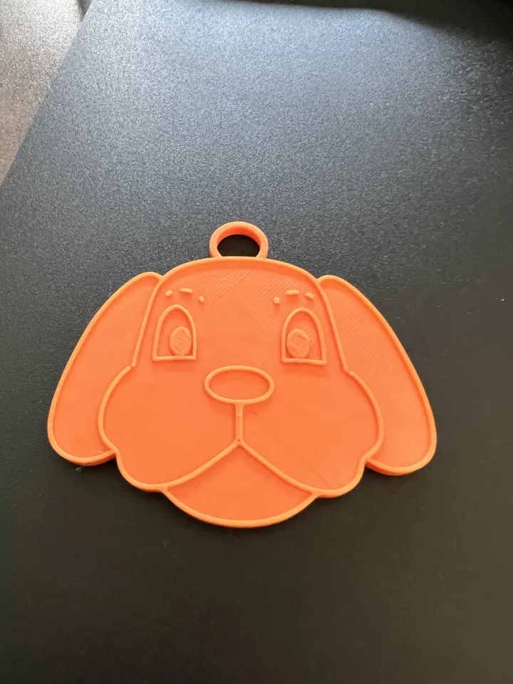 Dog face tag id by Klagar | Download free STL model | Printables.com