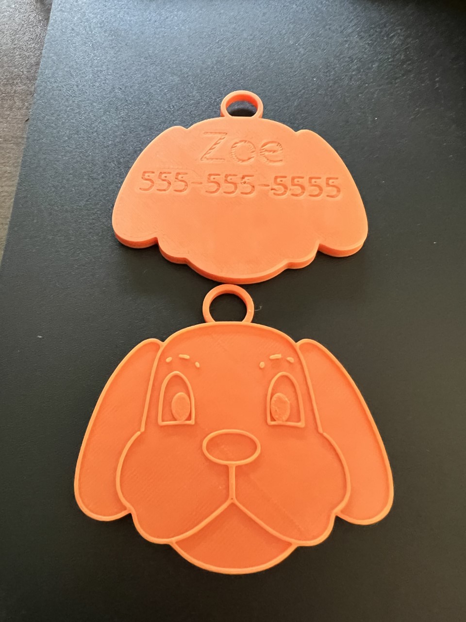 Dog face tag id by Klagar | Download free STL model | Printables.com