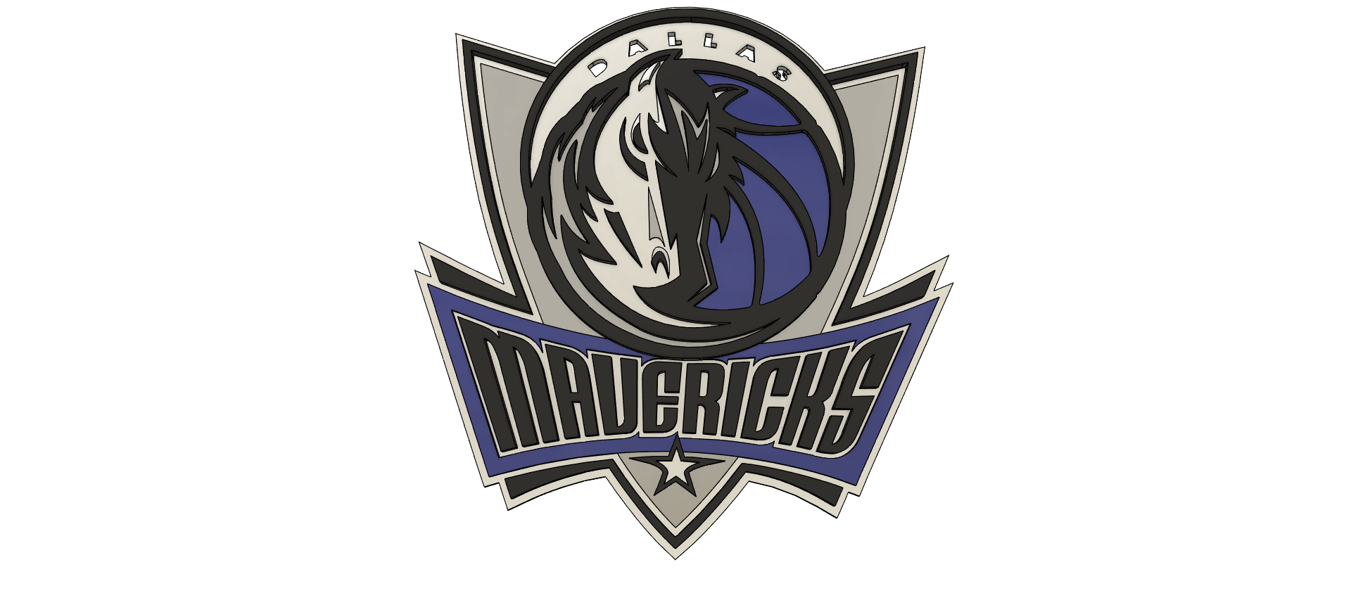 Logotipo Dallas Mavericks by Isaac | Download free STL model ...