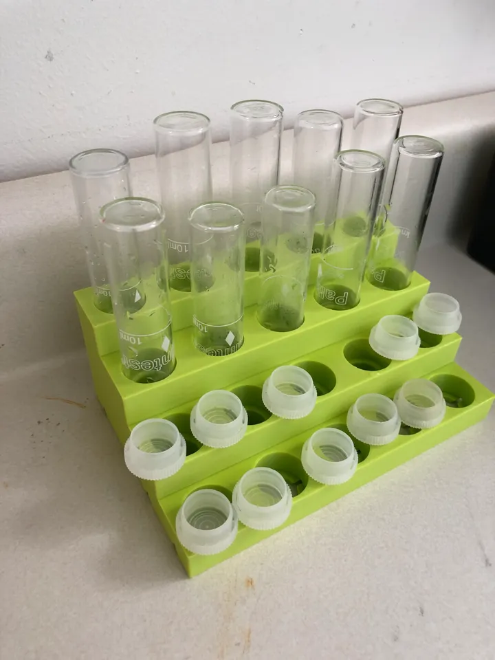 20mm test tube rack by Steven | Download free STL model | Printables.com