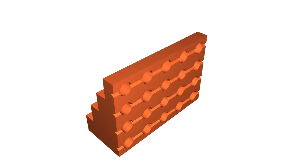 20mm test tube rack by Steven | Download free STL model | Printables.com