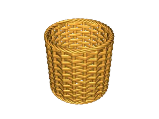 Wicker Orchid Pot by Justin | Download free STL model | Printables.com