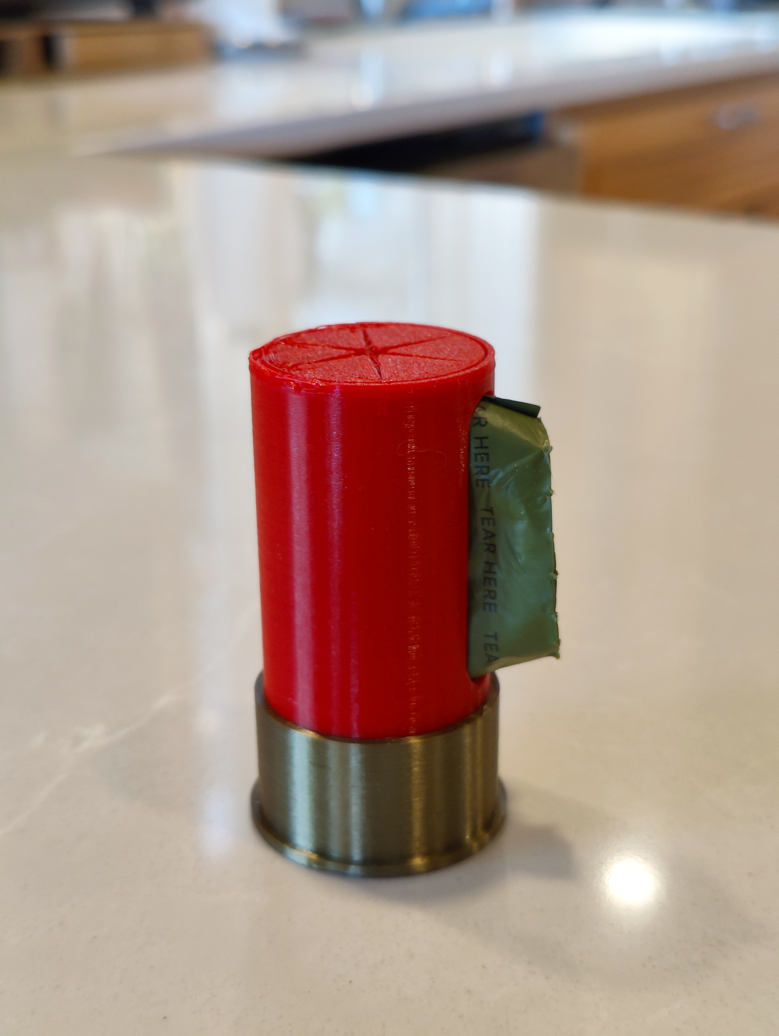 Shotgun Shell Dog Tag/Bag Holder with Options for OpenSCAD Name Tag or ...