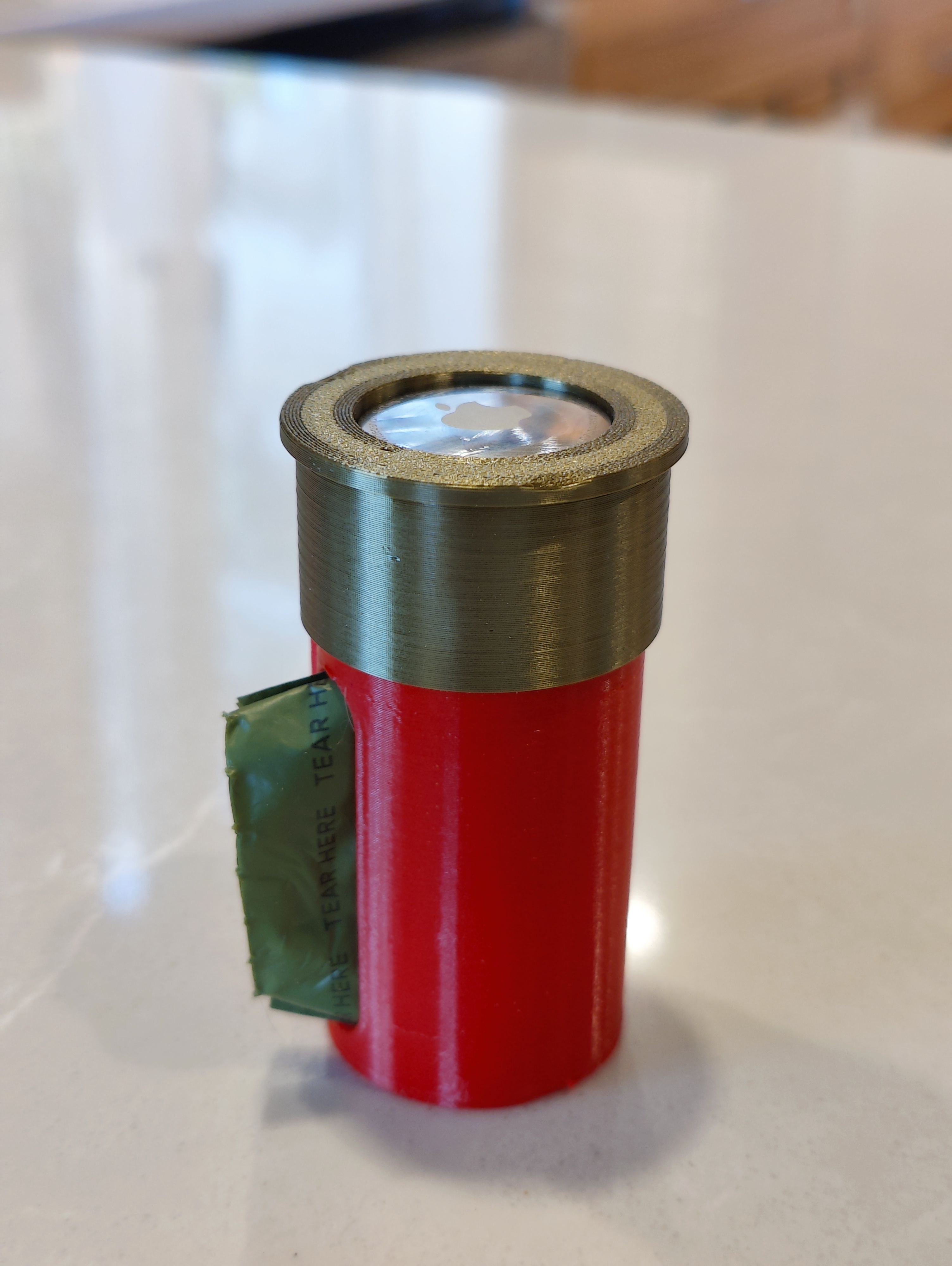 Shotgun Shell Dog Tag/Bag Holder with Options for OpenSCAD Name Tag or ...