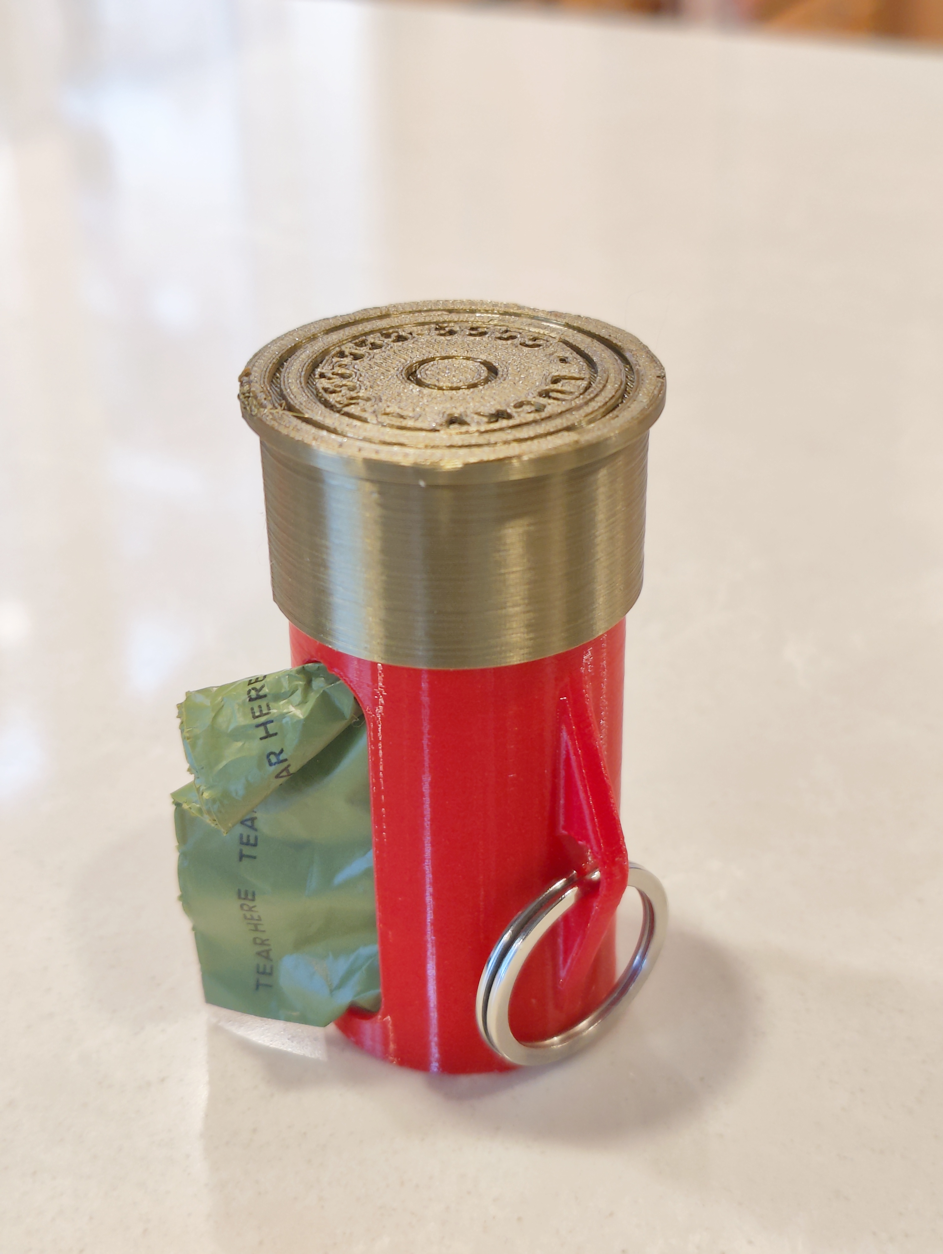 Shotgun Shell Dog Tag/Bag Holder with Options for OpenSCAD Name Tag or ...