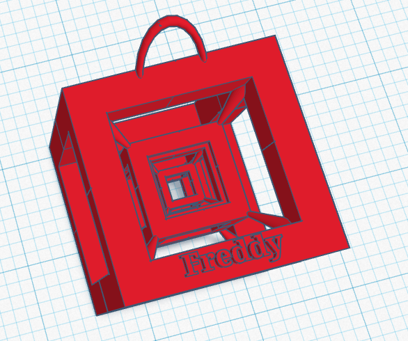 Tesseract name keychain by chrisgabb | Download free STL model ...