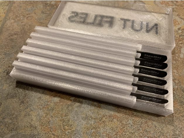 Guitar Nut Files Case and Holders by Detour | Download free STL model ...