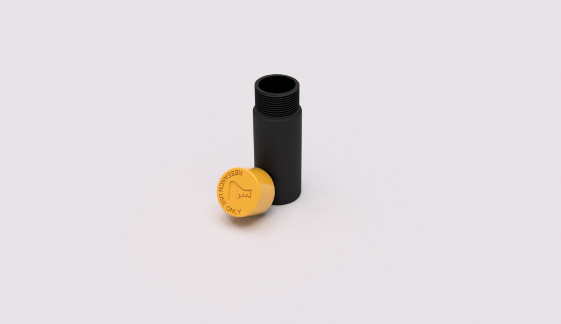 ''RESEARCH USE ONLY'' THREADED CONTAINER by SOBER 0NE | Download free ...