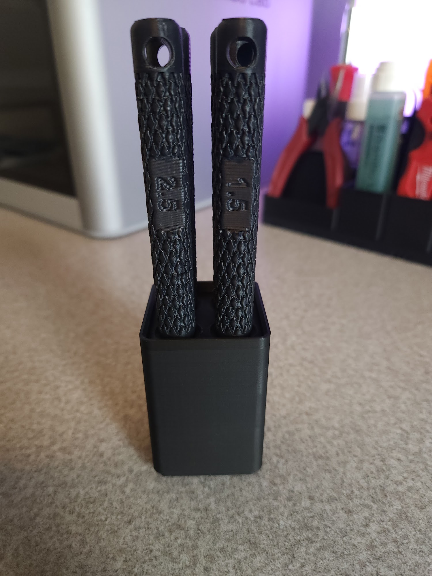 Allen key hex driver handles and gridfinity base by Carl Belcher ...