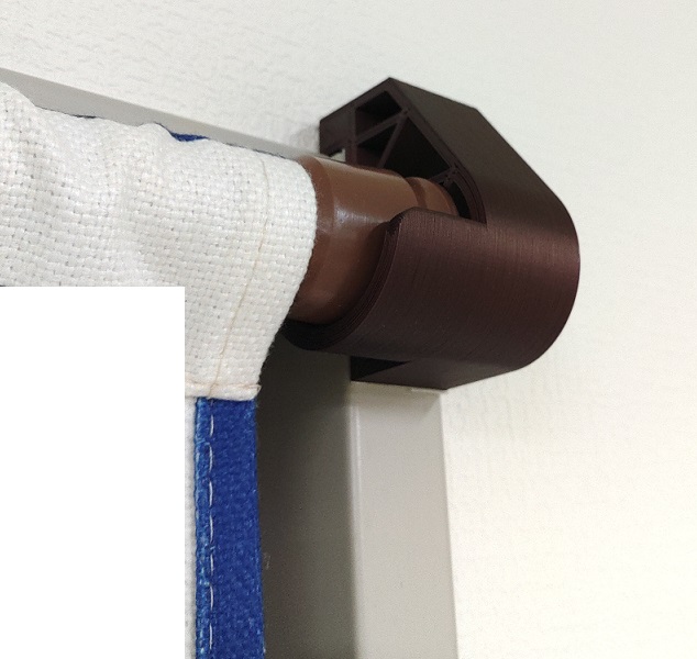 "Noren" curtains rod bracket by TKS | Download free STL model ...