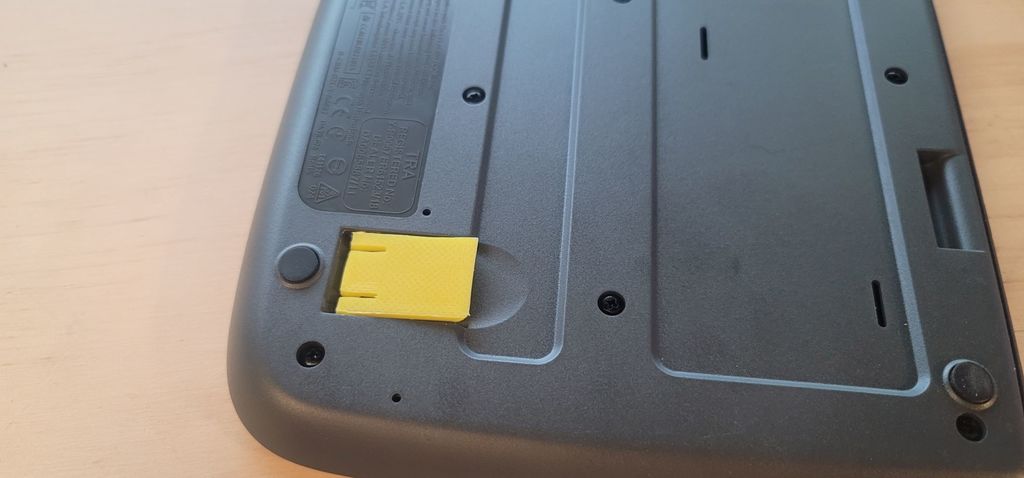 Logitech MK320 Keyboard Foot by SPEKERDUDE | Download free STL model ...