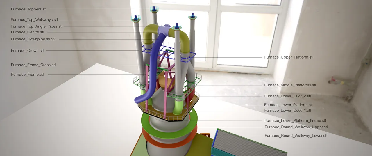 Nuclear Power Plant Model Kit