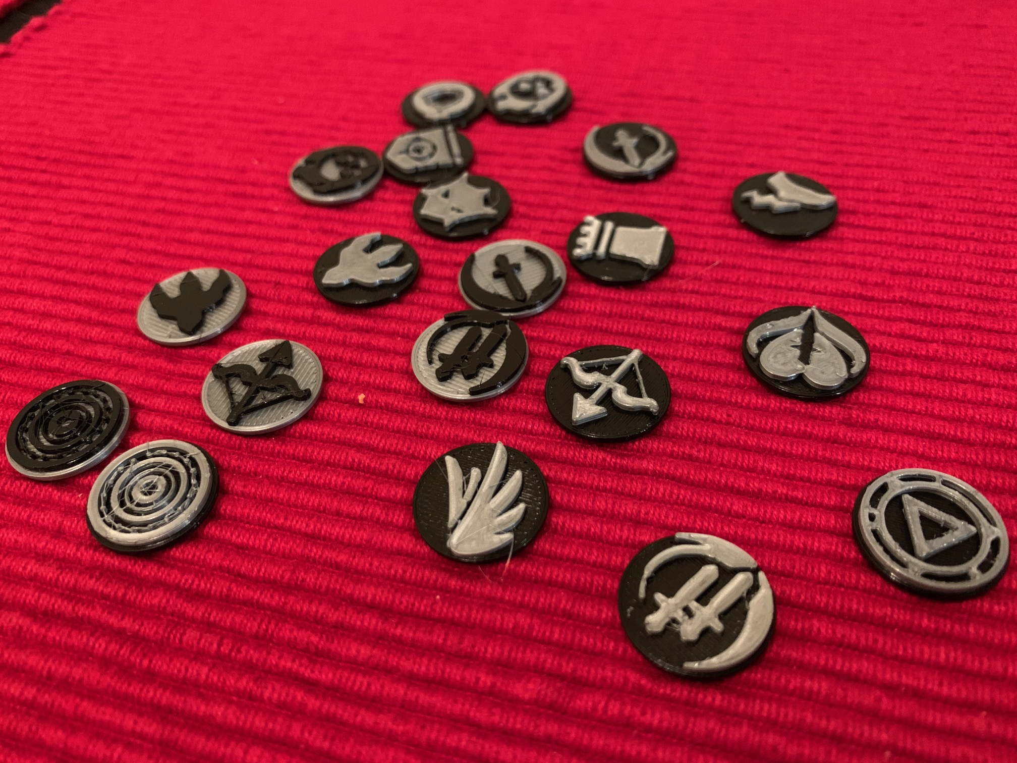 MTG counter and ability markers template by Reven | Download free STL ...