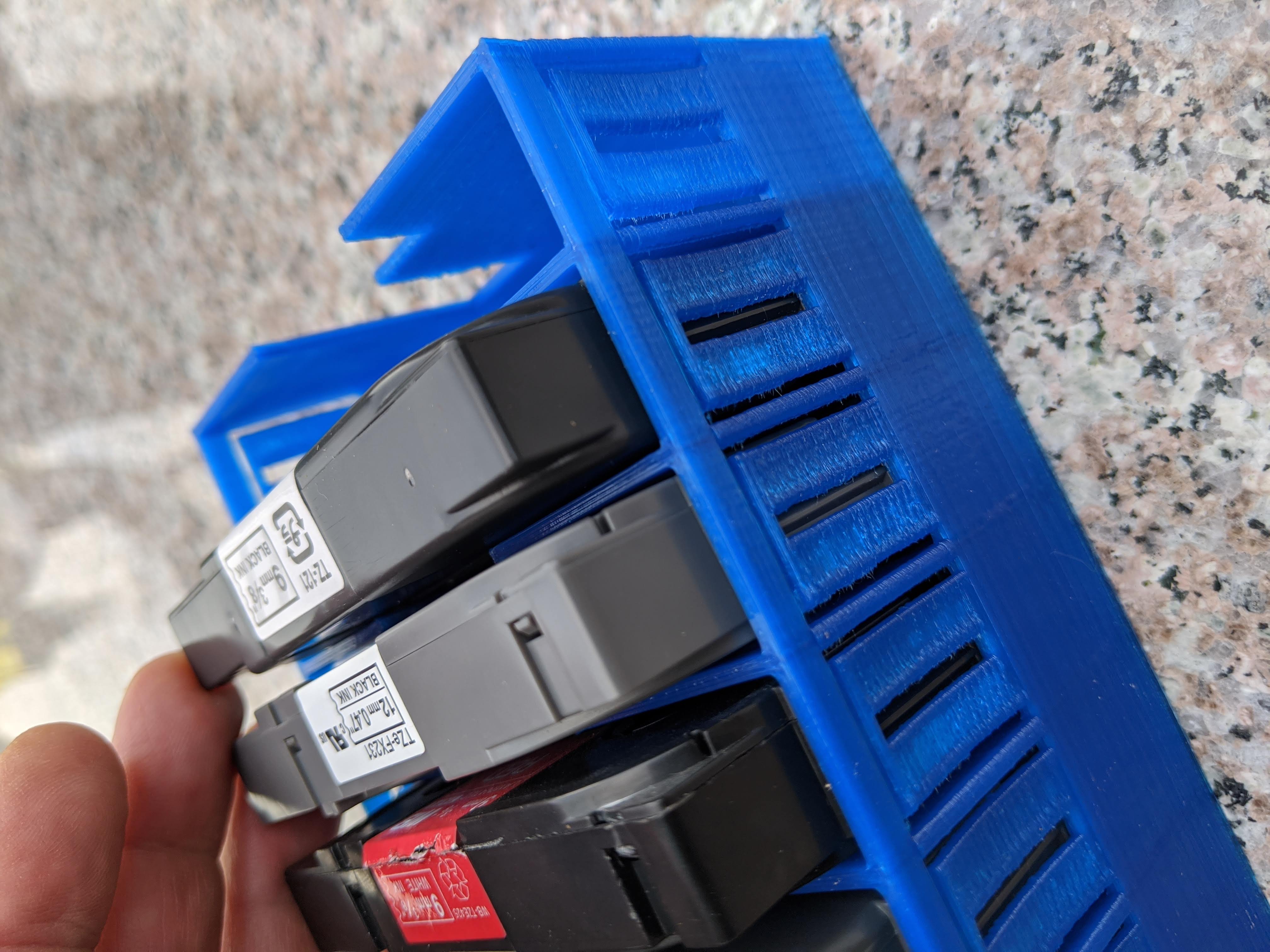 Brother P-Touch TZ TZe Label Tape Holder by ohuf | Download free STL ...