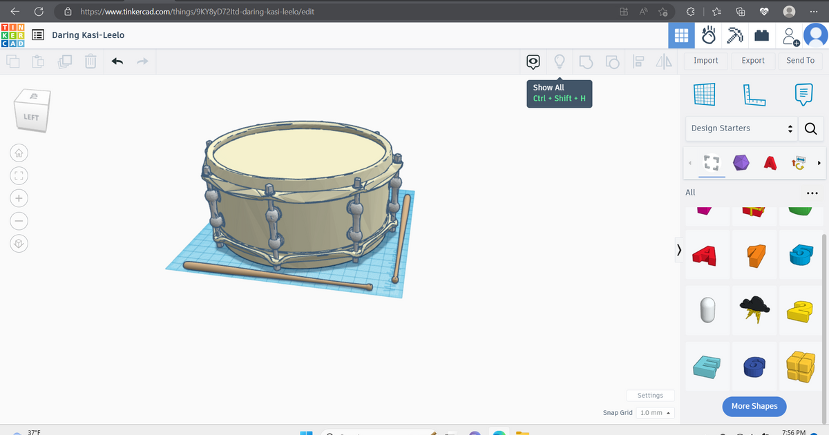 Drum and drumsticks (not guaranteed to work) by johnathan free ...