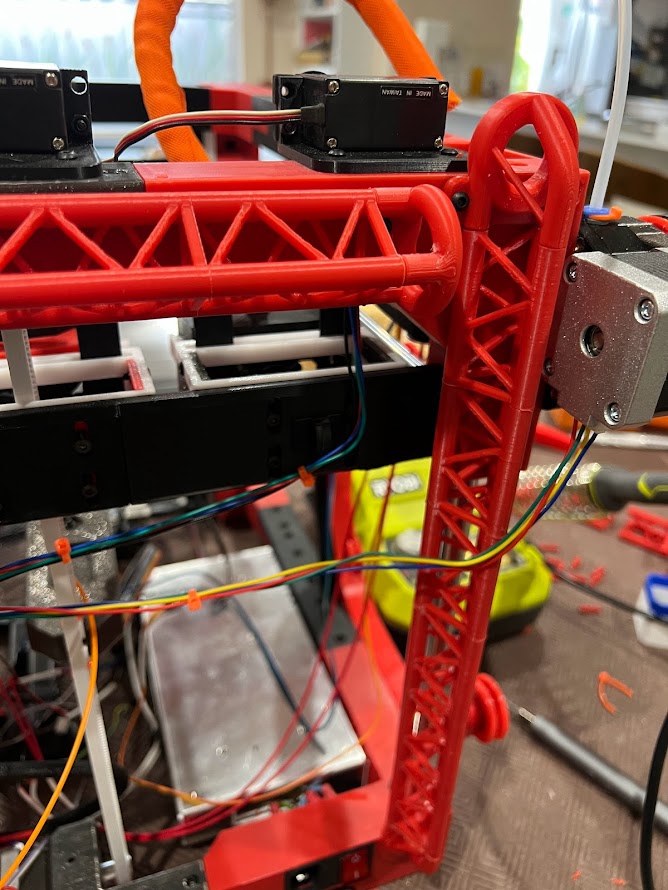 Variable size 'Scaffold' structure to aid tidying wiring. by ...