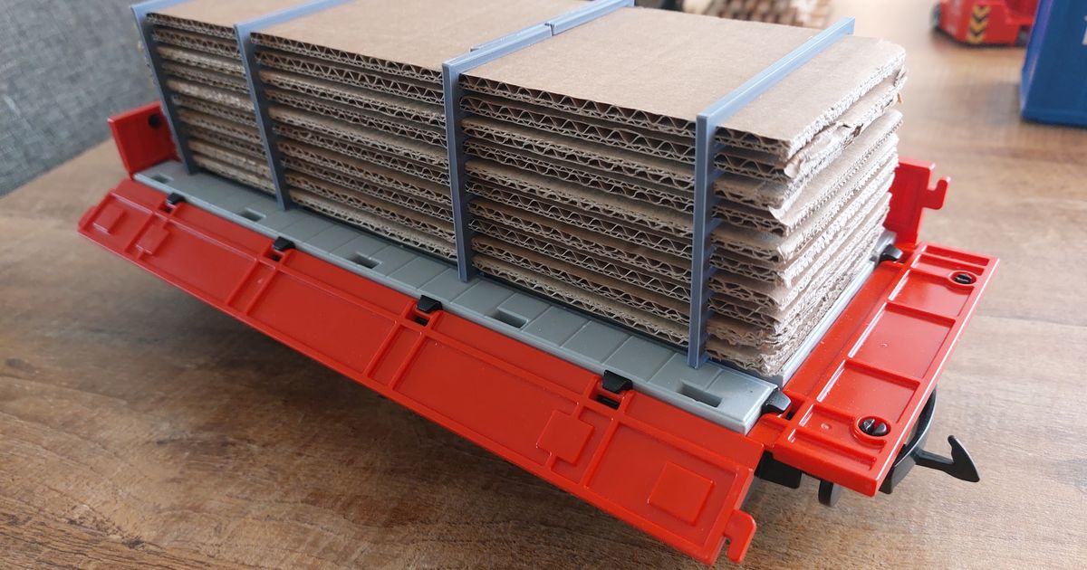 Playmobil cargo holder for cardboard by Beyond_Life | Download free STL ...
