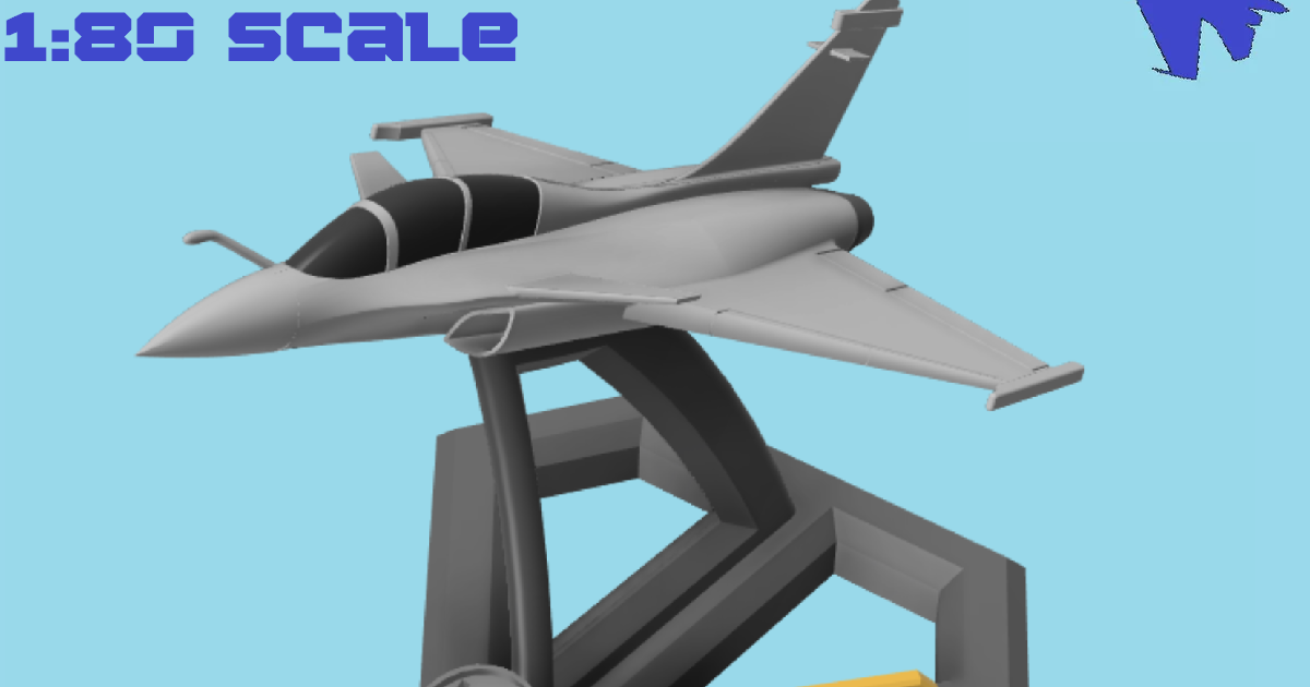 Dassault Rafale - 1:80 scale by Lionel SAVOCA | Download free STL model ...