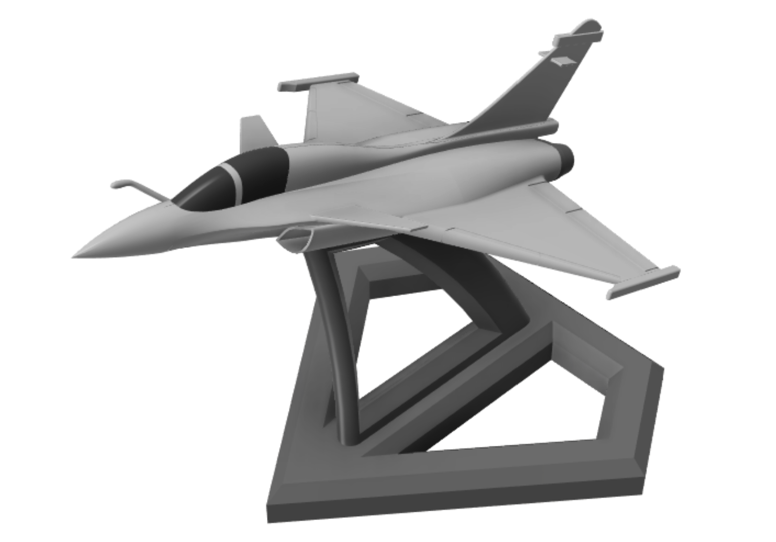 Dassault Rafale - 1:80 scale by Lionel SAVOCA | Download free STL model ...