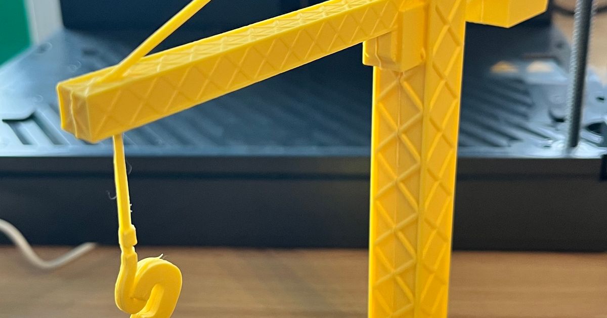 Toy Crane por Jan Cmarik | Descargar modelo STL gratuito | Printables.com
