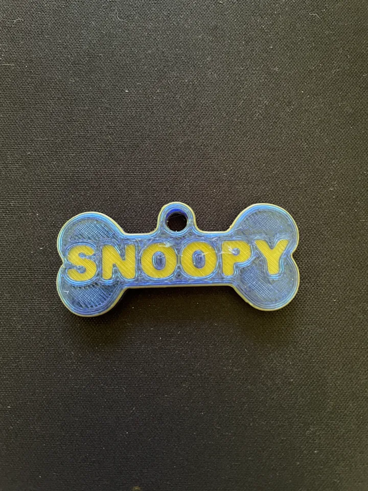 Bone Pet Tag by 4:3D | Download free STL model | Printables.com