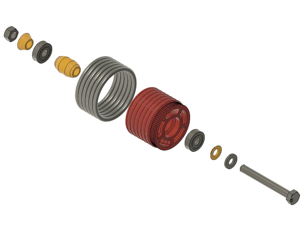 Rolling Plotter using wider wheels and One Wheel motor by geodave ...