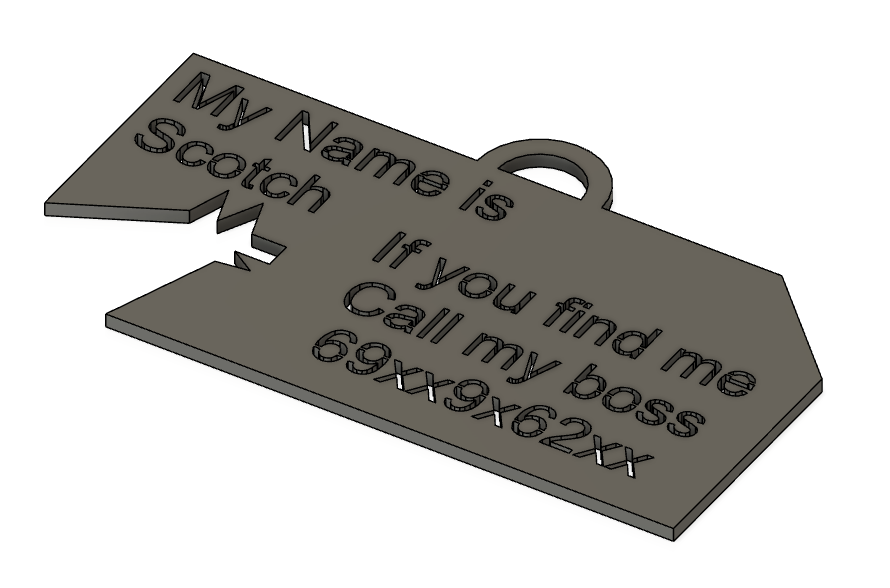 Custom Dog ID by Nikolaos Bolanakis | Download free STL model ...