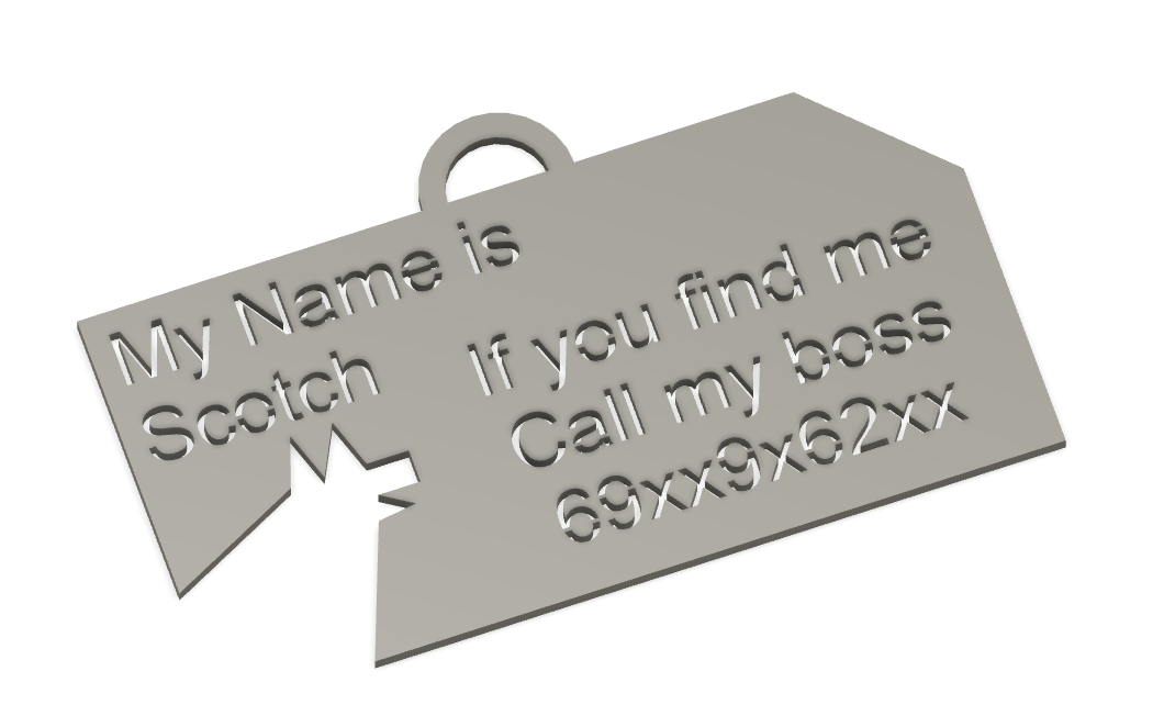 Custom Dog ID by Nikolaos Bolanakis | Download free STL model ...