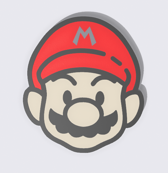 Mario Face by Klagar | Download free STL model | Printables.com